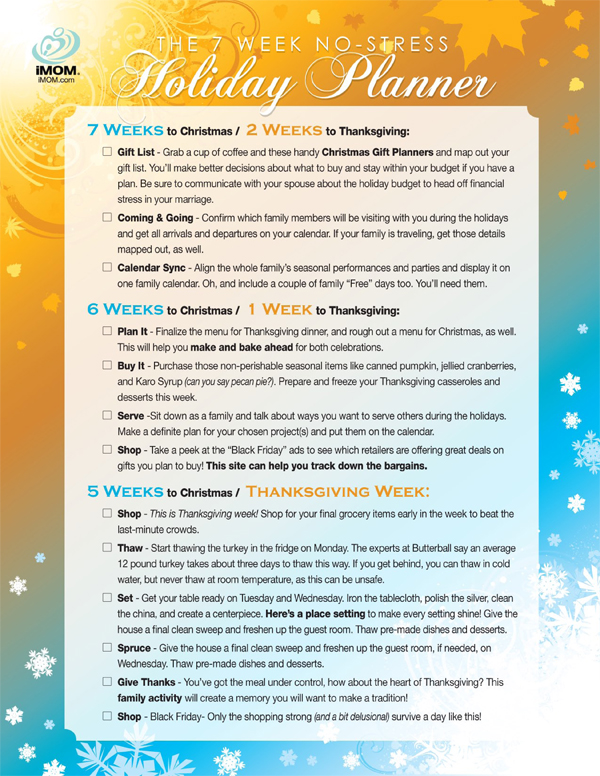 Easy Tips for Holiday Planning - Bible Book Club