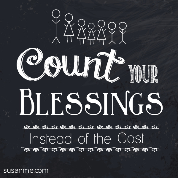 Count Your Blessings, Instead of the Cost - Bible Book Club
