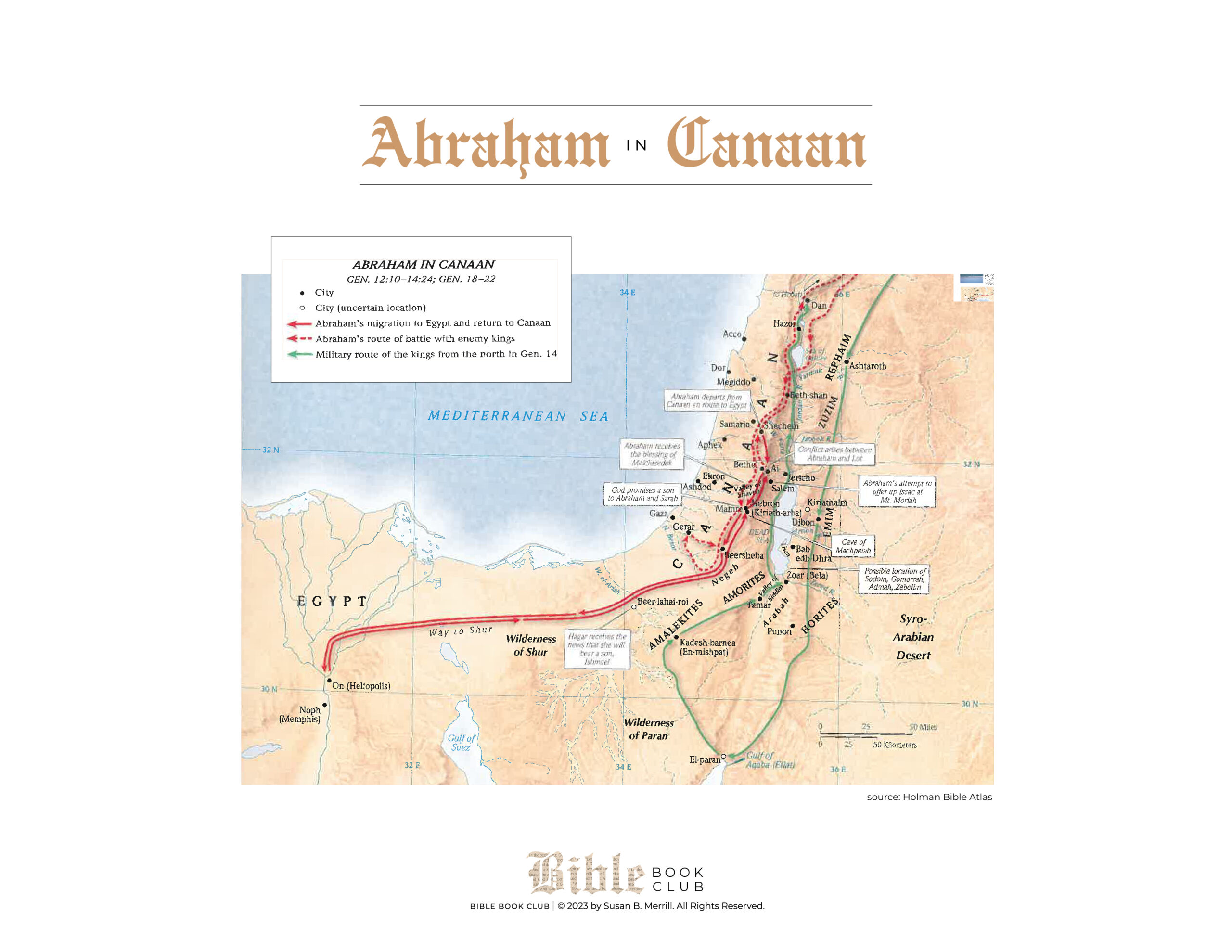 Map Of Canaan During Abrahams Time The Negev – Bible Mapper Atlas