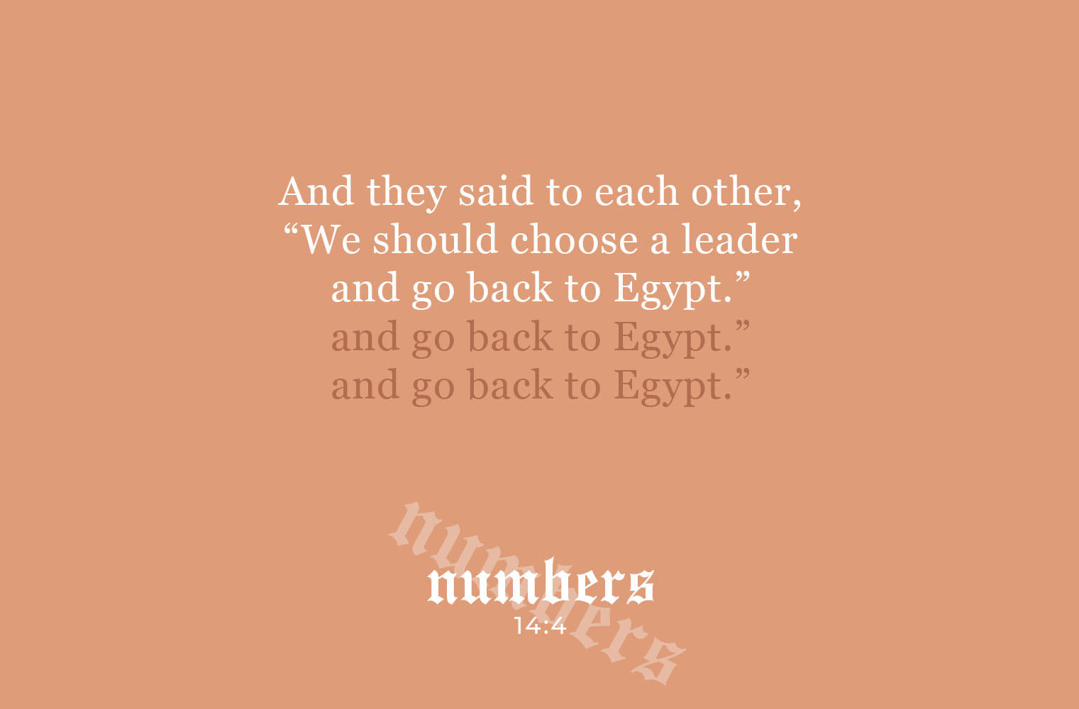 Numbers 13-14: A Moment of Weakness Leads to a Life of Wandering ...