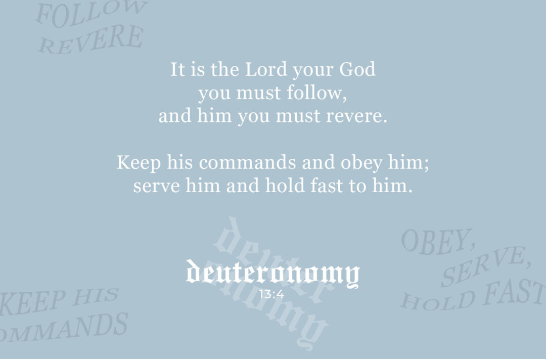 Deuteronomy 12-13: Back to the Future - Bible Book Club