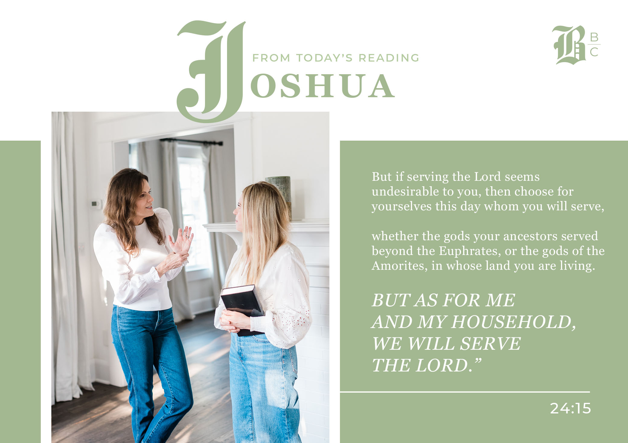 Joshua 24: Joshua’s Challenge to Choose - Bible Book Club