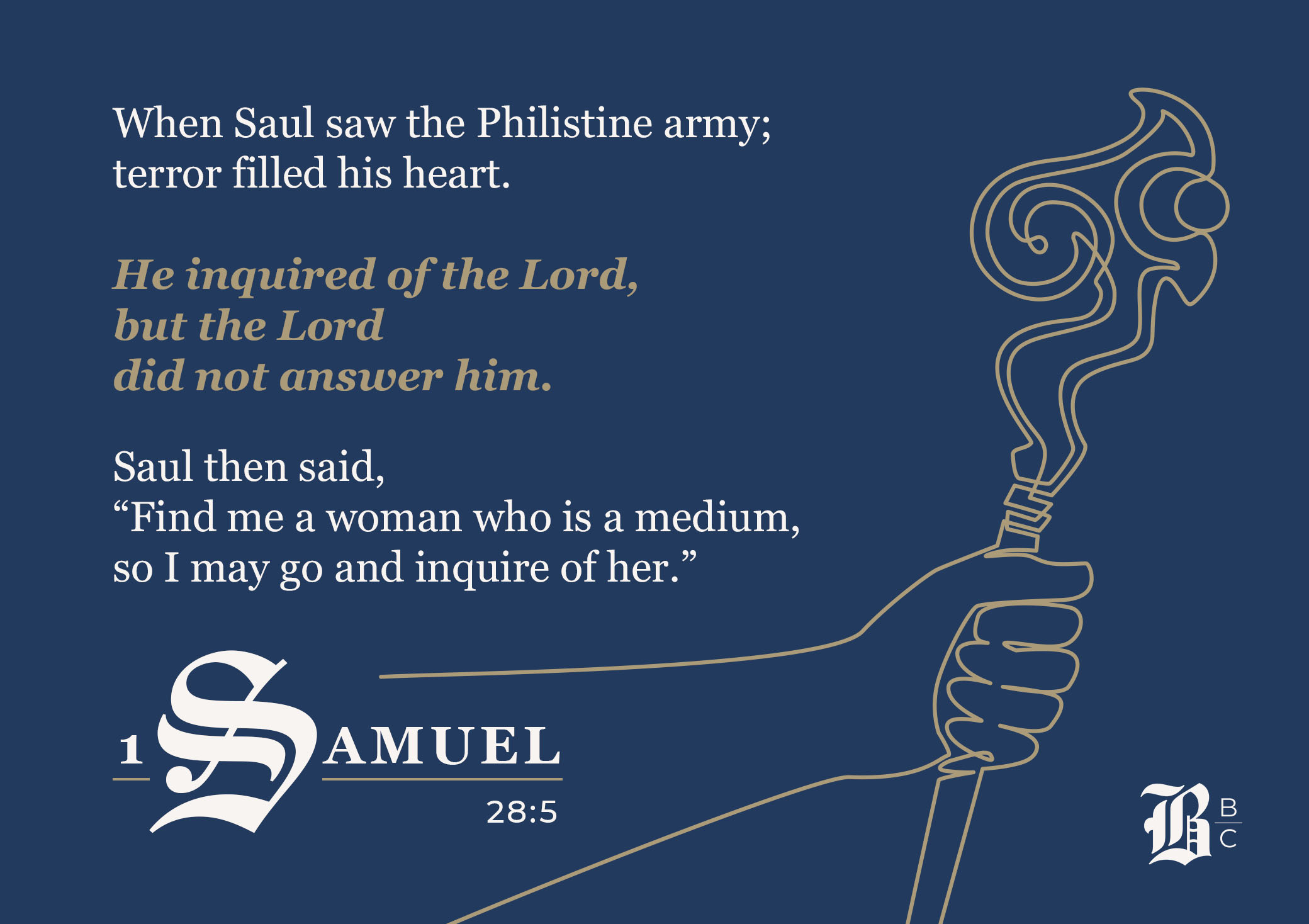 1 Samuel 28-29: Saul and the Medium of Endor - Bible Book Club