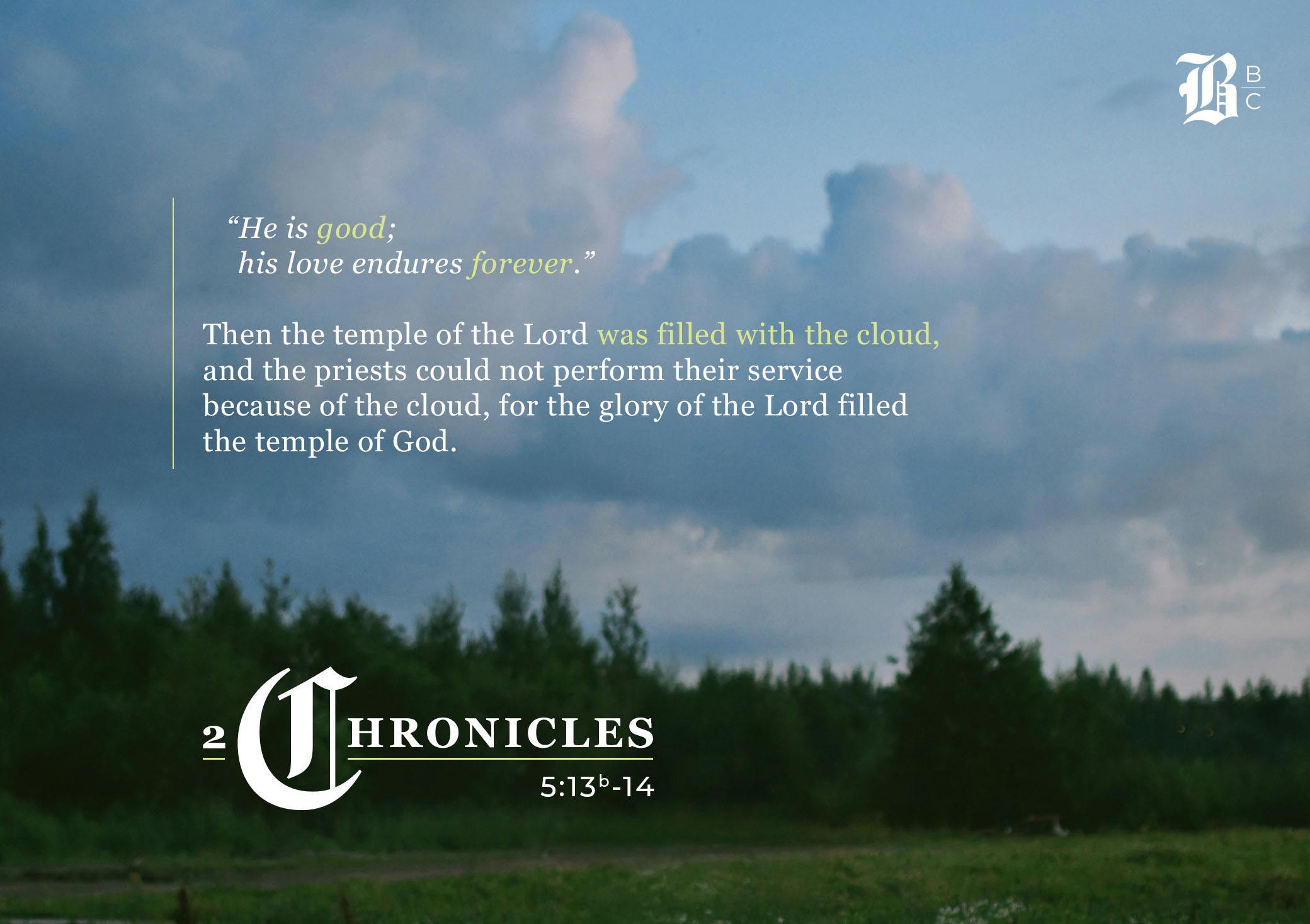 2 Chronicles 4-5: The Cloud Makes a Rare Appearance - Bible Book Club